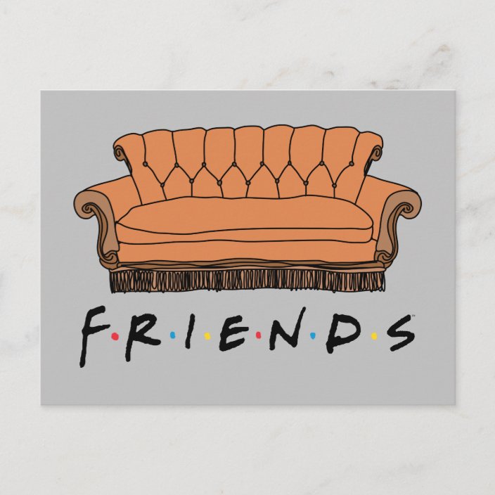 FRIENDS™ Couch Invitation Postcard | Zazzle.com