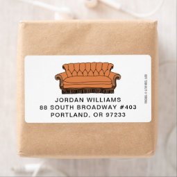 FRIENDS™ Couch Label | Zazzle