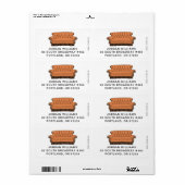 FRIENDS™ Couch Label | Zazzle