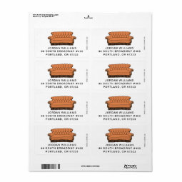 FRIENDS™ Couch Label | Zazzle