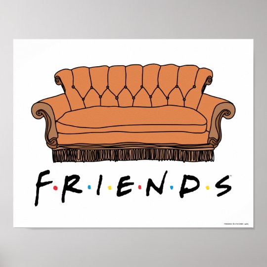 FRIENDS™ Couch Poster | Zazzle.com