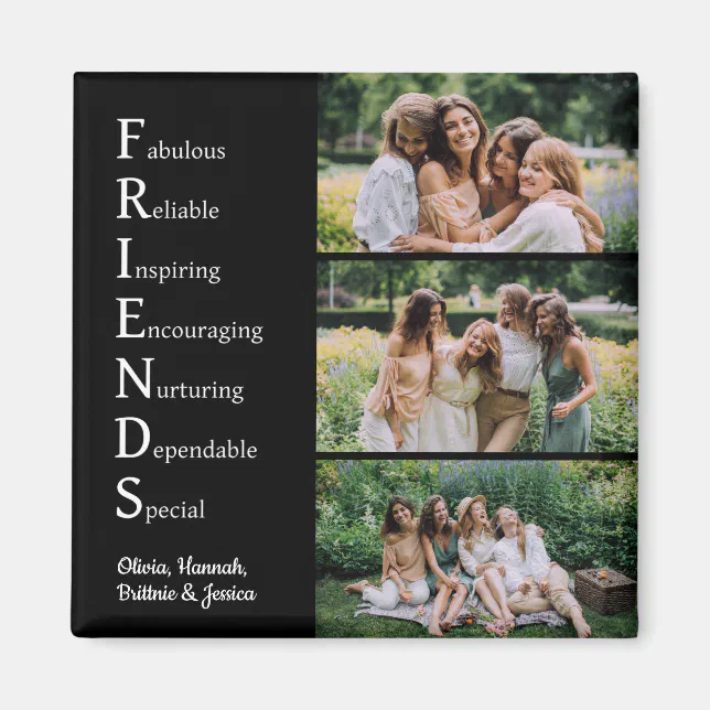 FRIENDS Custom Photo Magnet | Zazzle