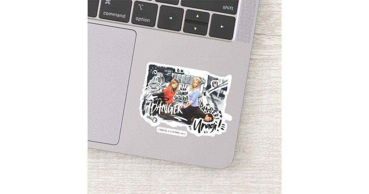 FRIENDS™ | Danger! Unagi! Sticker | Zazzle