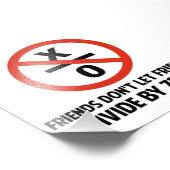 Friends Don't Divide by Zero Photo Print | Zazzle