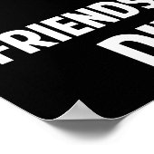 Friends Don't Divide by Zero Poster | Zazzle