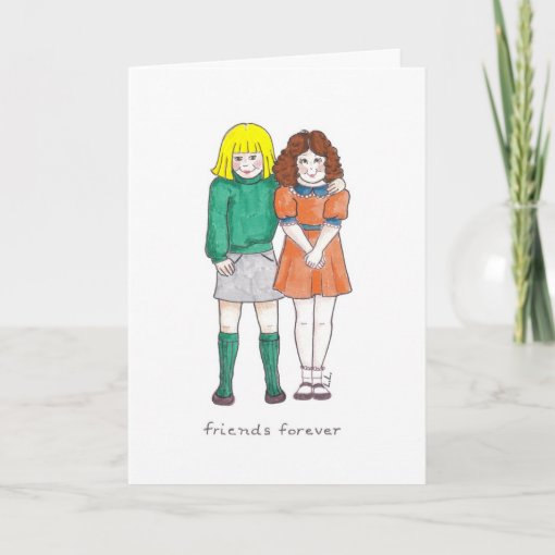 Friends forever card | Zazzle