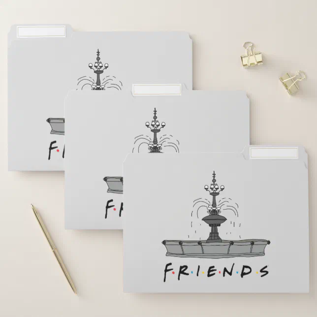 FRIENDS™ Fountain File Folder | Zazzle