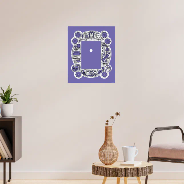 FRIENDS™ Frame Doodle Art Poster | Zazzle