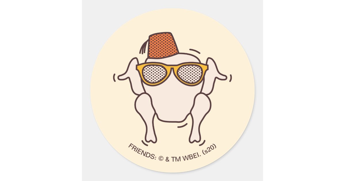 FRIENDS™ | Friendsgiving Classic Round Sticker | Zazzle