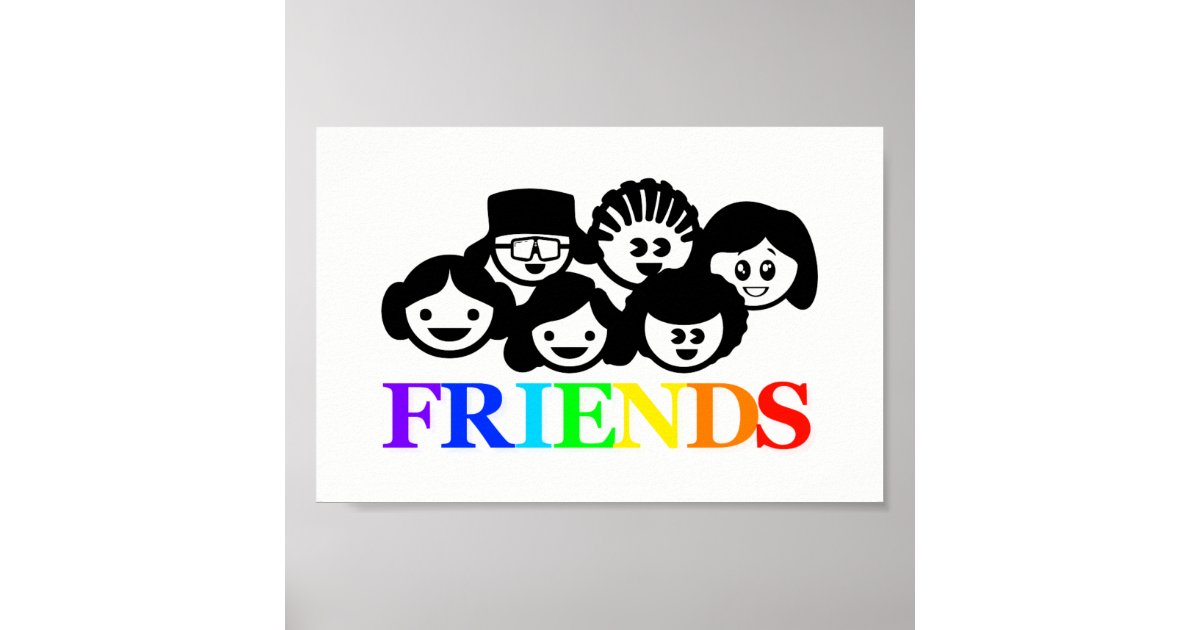 "Friends" Friendship, Poster | Zazzle