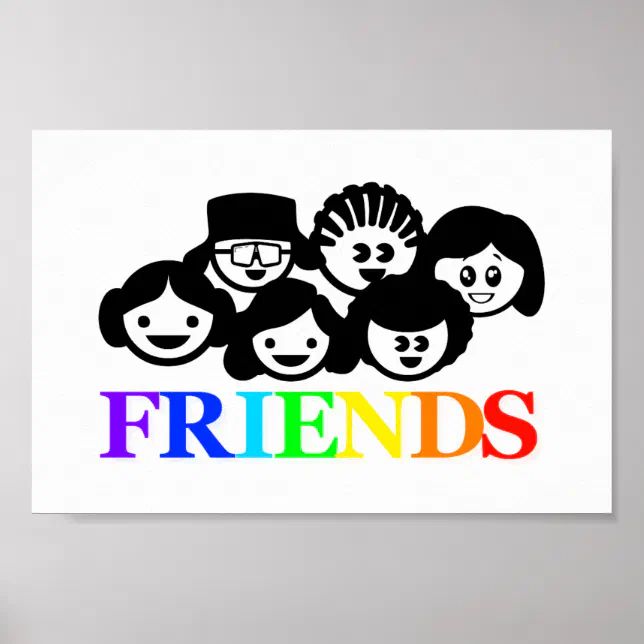 "Friends" Friendship, Poster | Zazzle