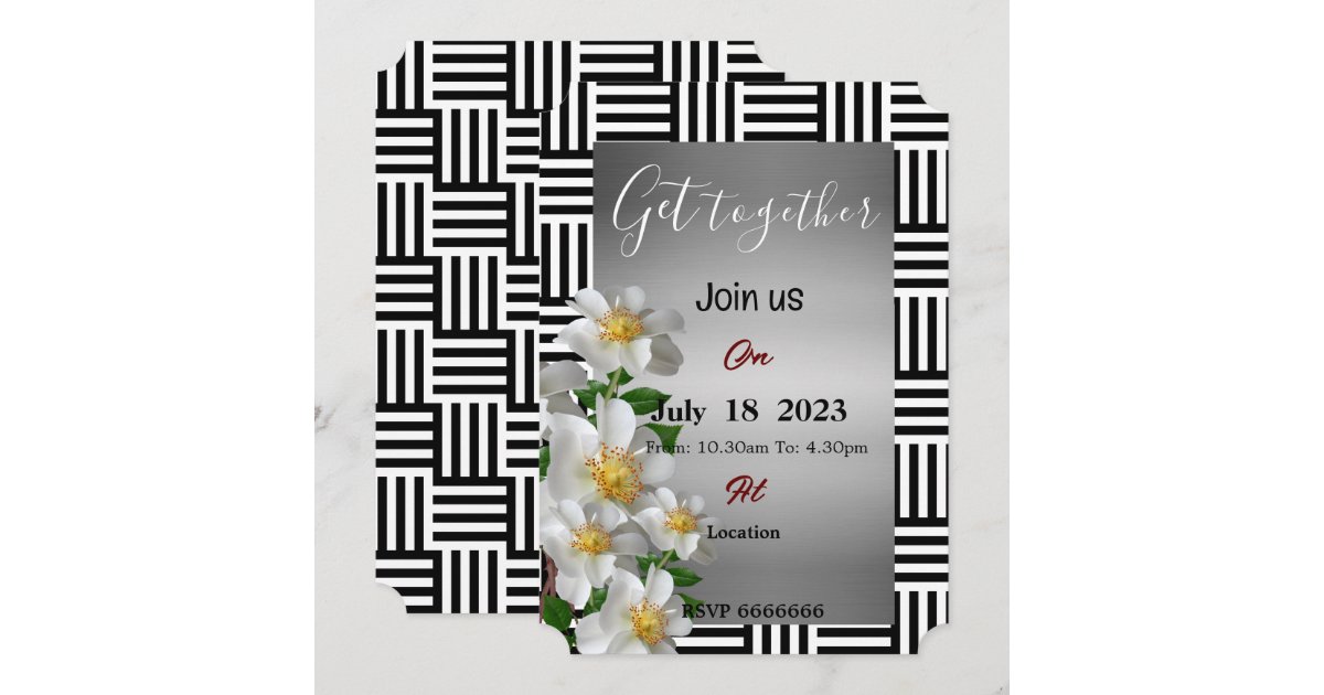 Friends get together invitation | Zazzle