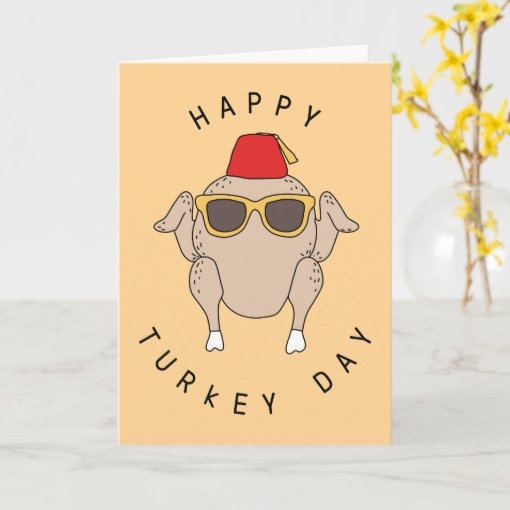 FRIENDS™ | Happy Turkey Day Card | Zazzle