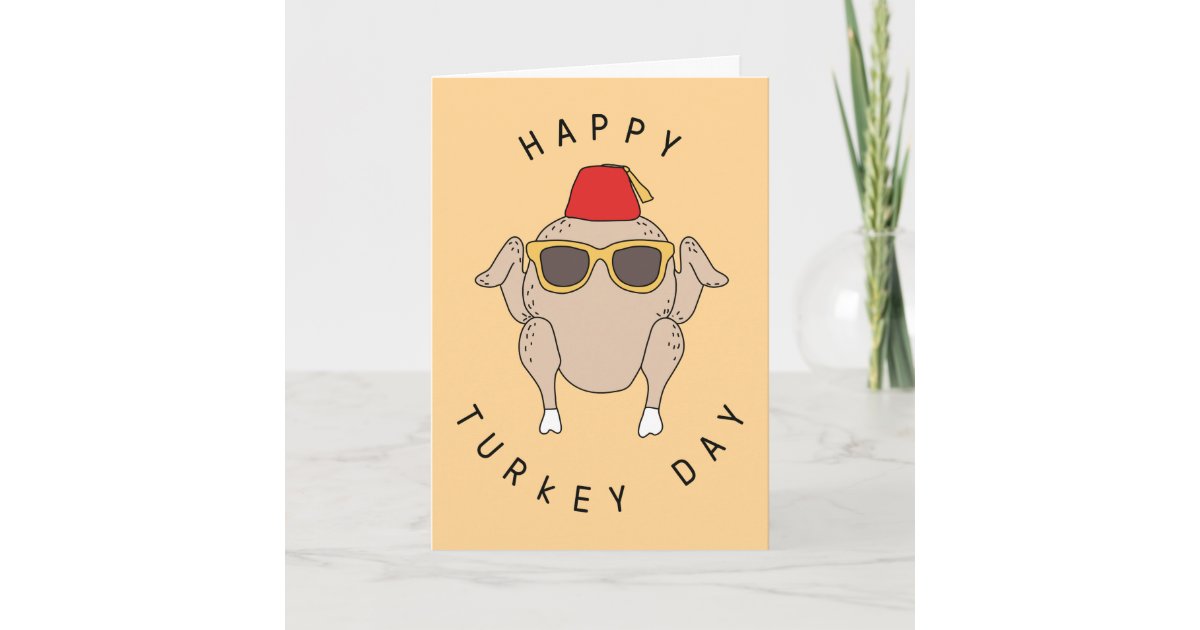 FRIENDS™ | Happy Turkey Day Card | Zazzle