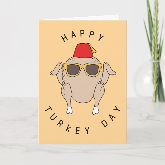 FRIENDS™ | Happy Turkey Day Card | Zazzle