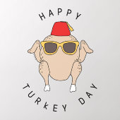 FRIENDS™ | Happy Turkey Day Wall Decal | Zazzle