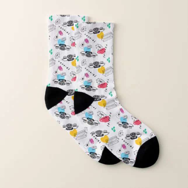 FRIENDS™ | Icon Pattern Socks | Zazzle