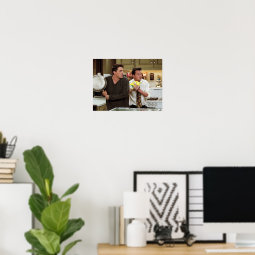 FRIENDS™ | Joey & Chandler Scared Poster | Zazzle