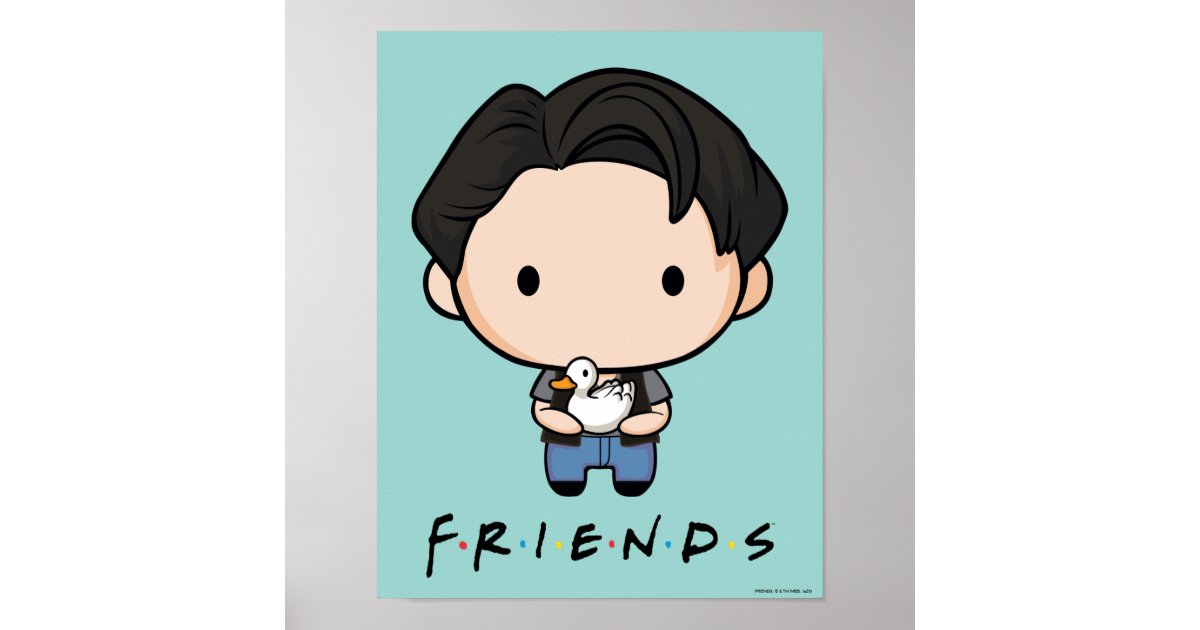 FRIENDS™ | Joey Chibi Poster | Zazzle