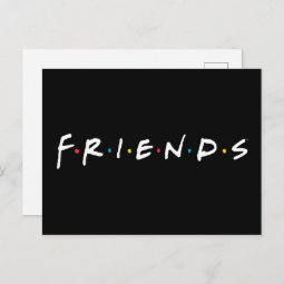 FRIENDS™ Logo Invitation Postcard | Zazzle