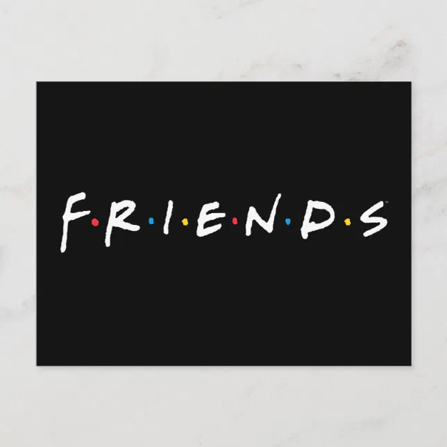 FRIENDS™ Logo Invitation Postcard | Zazzle