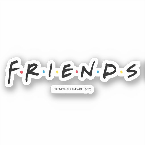FRIENDS™ Logo Sticker | Zazzle