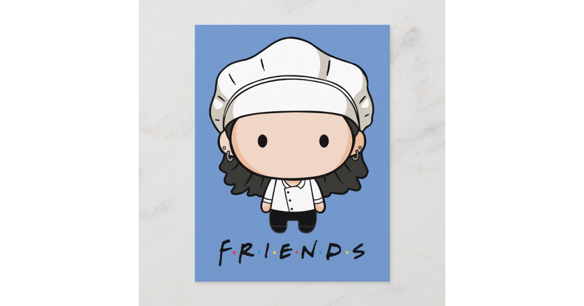 FRIENDS™ | Monica Chibi Invitation Postcard | Zazzle