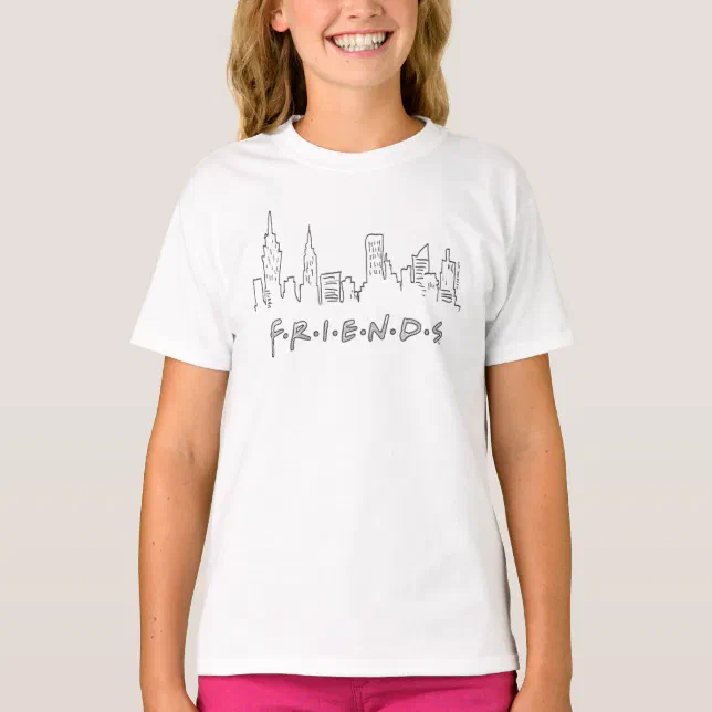 FRIENDS™ | New York City Silhouette T-Shirt | Zazzle