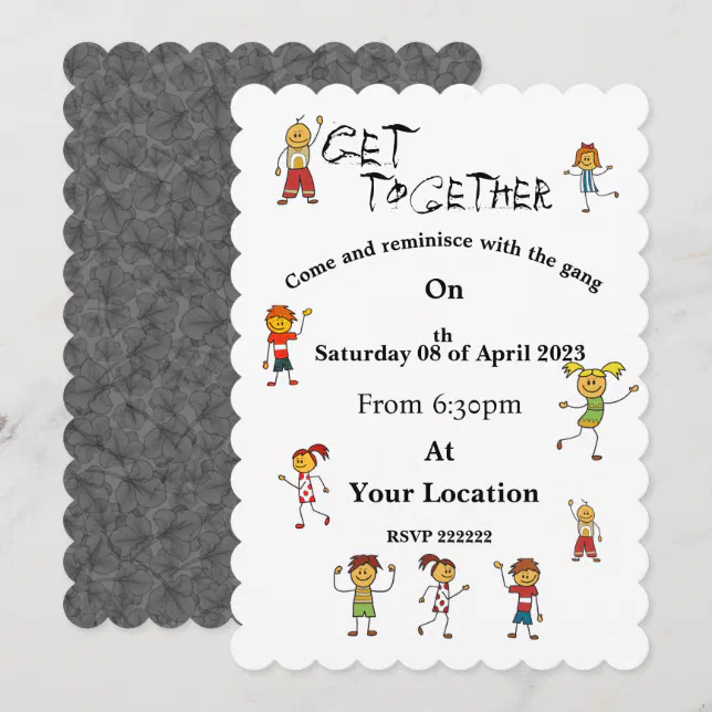 friend's party Invitation | Zazzle