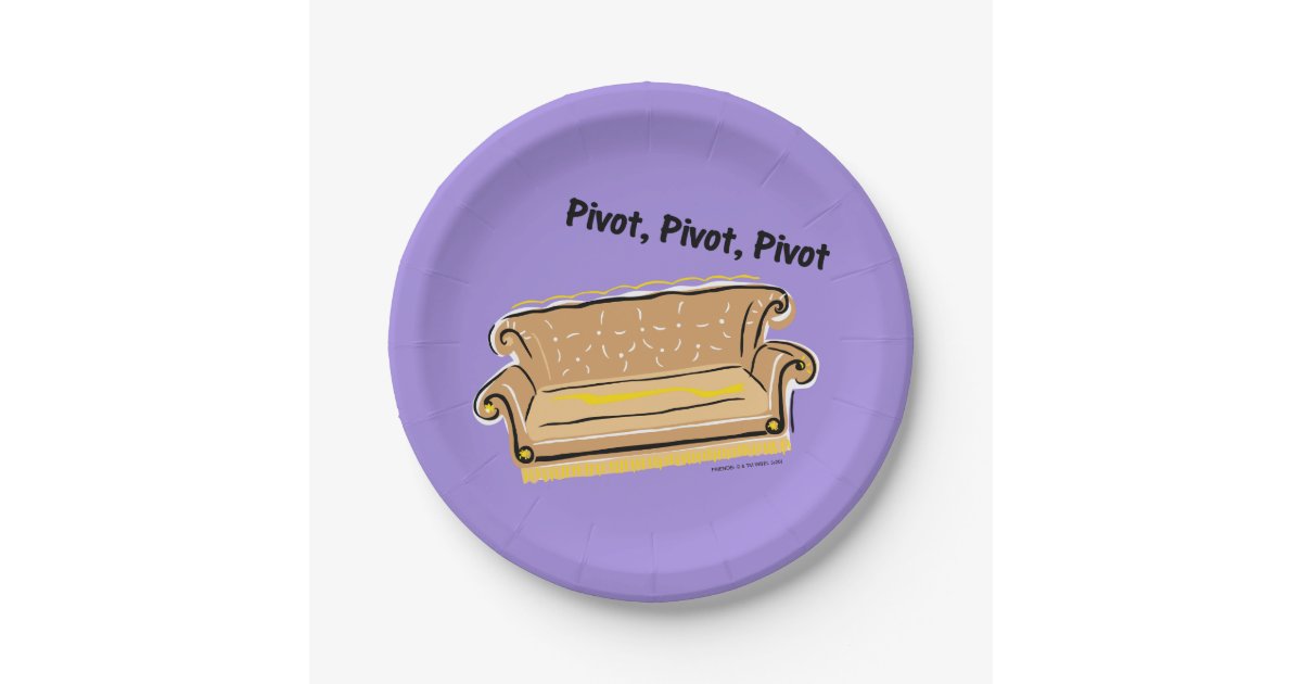 FRIENDS™ | Pivot Paper Plates | Zazzle