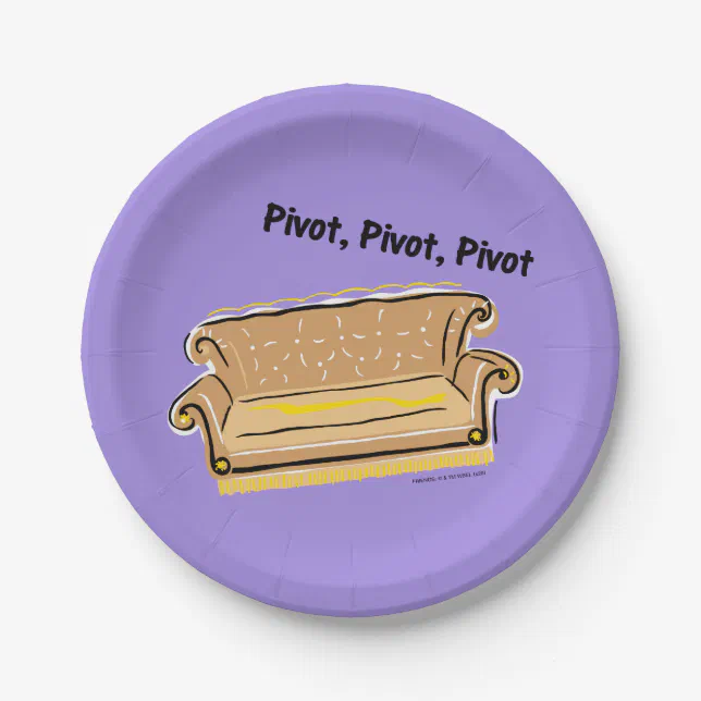 FRIENDS™ | Pivot Paper Plates | Zazzle