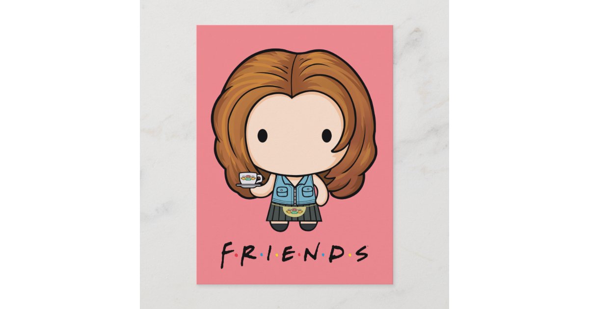 FRIENDS™ | Rachel Chibi Invitation Postcard | Zazzle