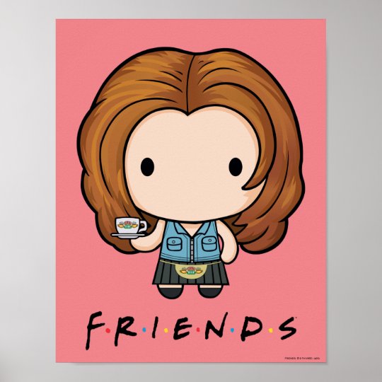 FRIENDS™ | Rachel Chibi Poster | Zazzle.com