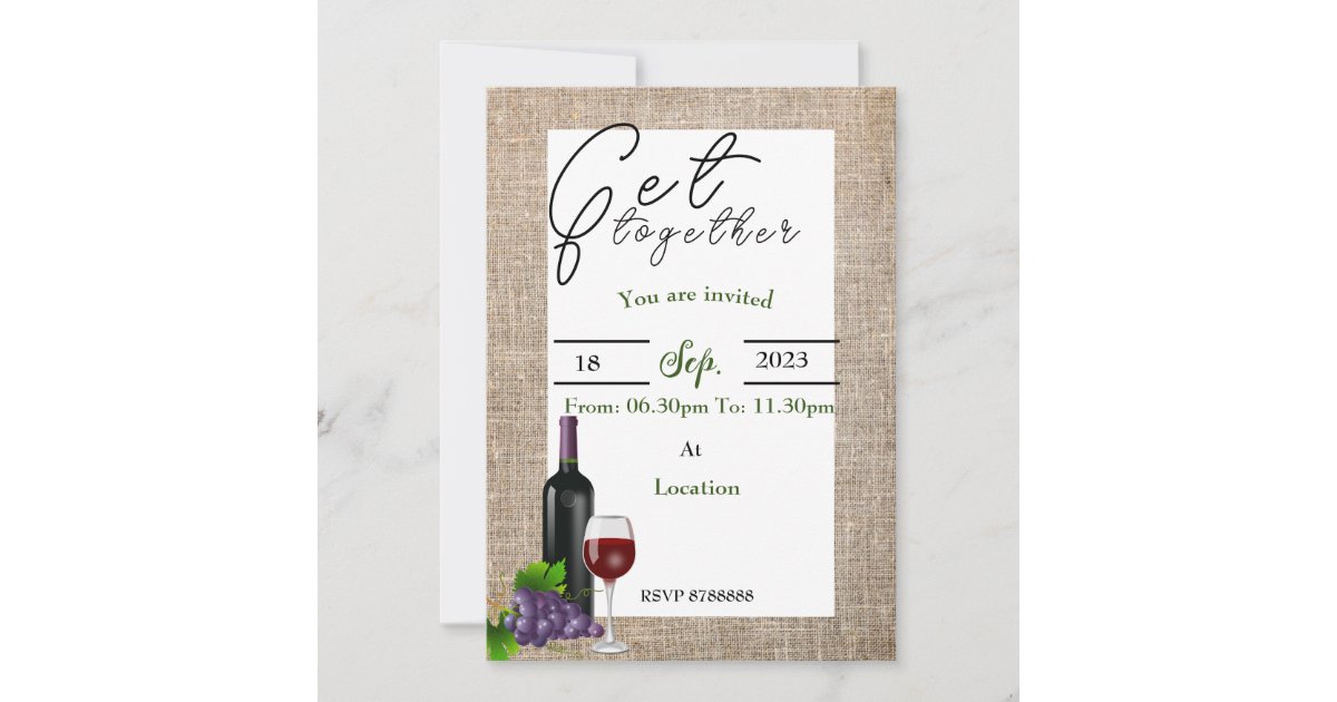 friends reunion invitation | Zazzle