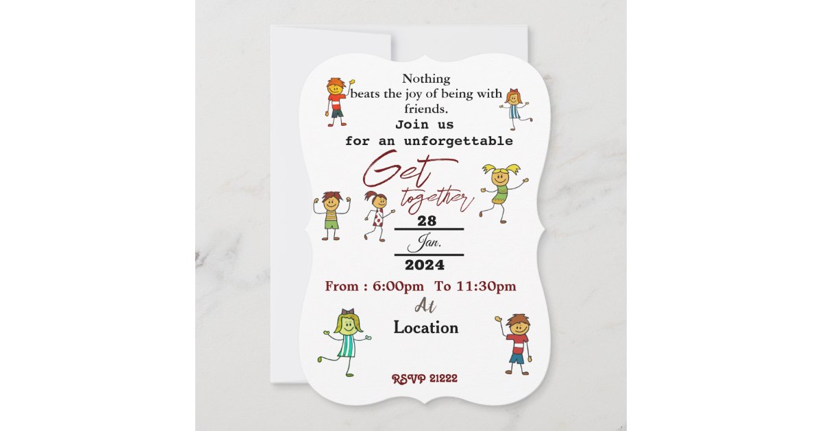 Friends Reunion Invitation | Zazzle
