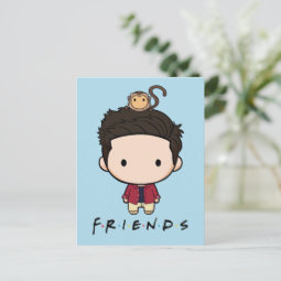 FRIENDS™ | Ross Chibi Invitation Postcard | Zazzle