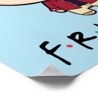 FRIENDS™ | Ross Chibi Poster | Zazzle