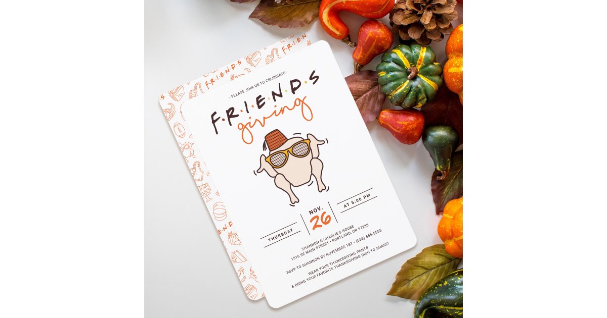 Friends T.V. Series | Friendsgiving Party Invitation | Zazzle