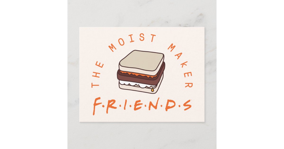FRIENDS™ | The Moist Maker Invitation Postcard | Zazzle
