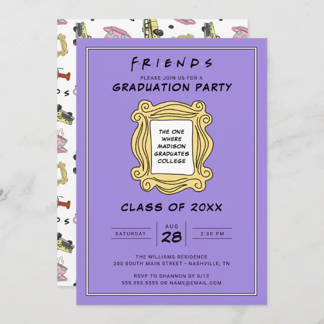 FRIENDS™ The One With the Graduation Party Invitation | Zazzle