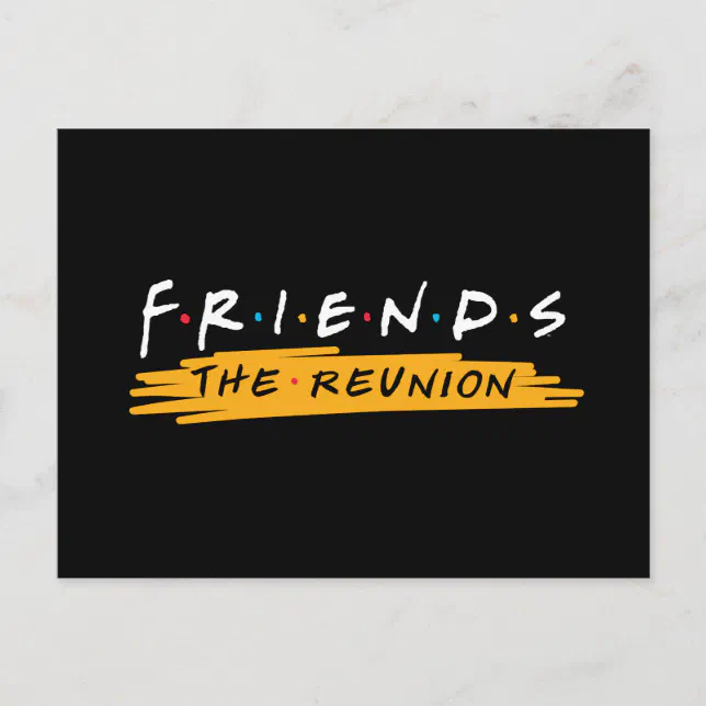 FRIENDS™ The Reunion Postcard | Zazzle