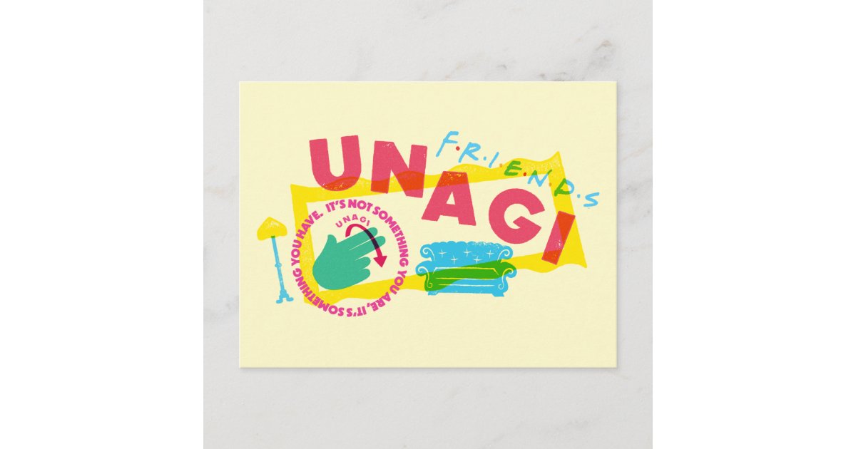 FRIENDS™ Unagi Postcard | Zazzle