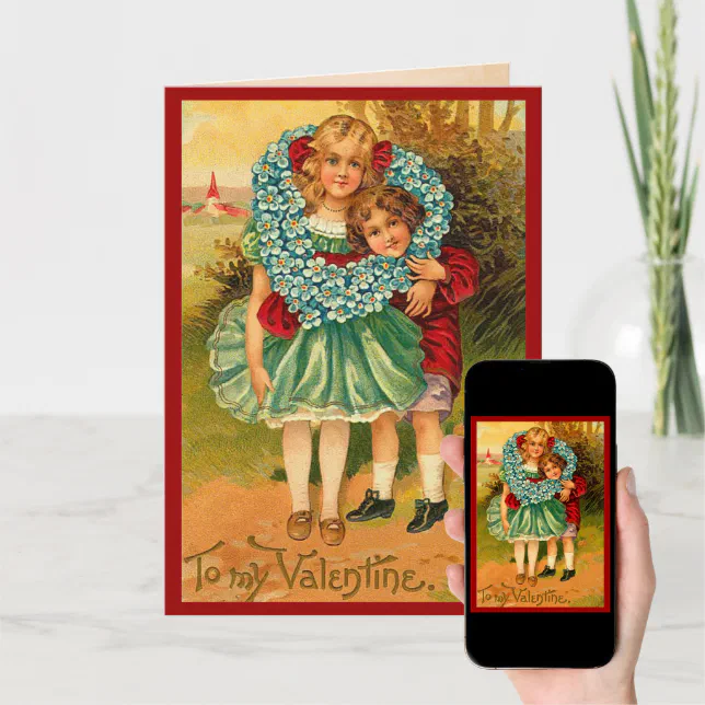 Friends Vintage Valentine Card | Zazzle