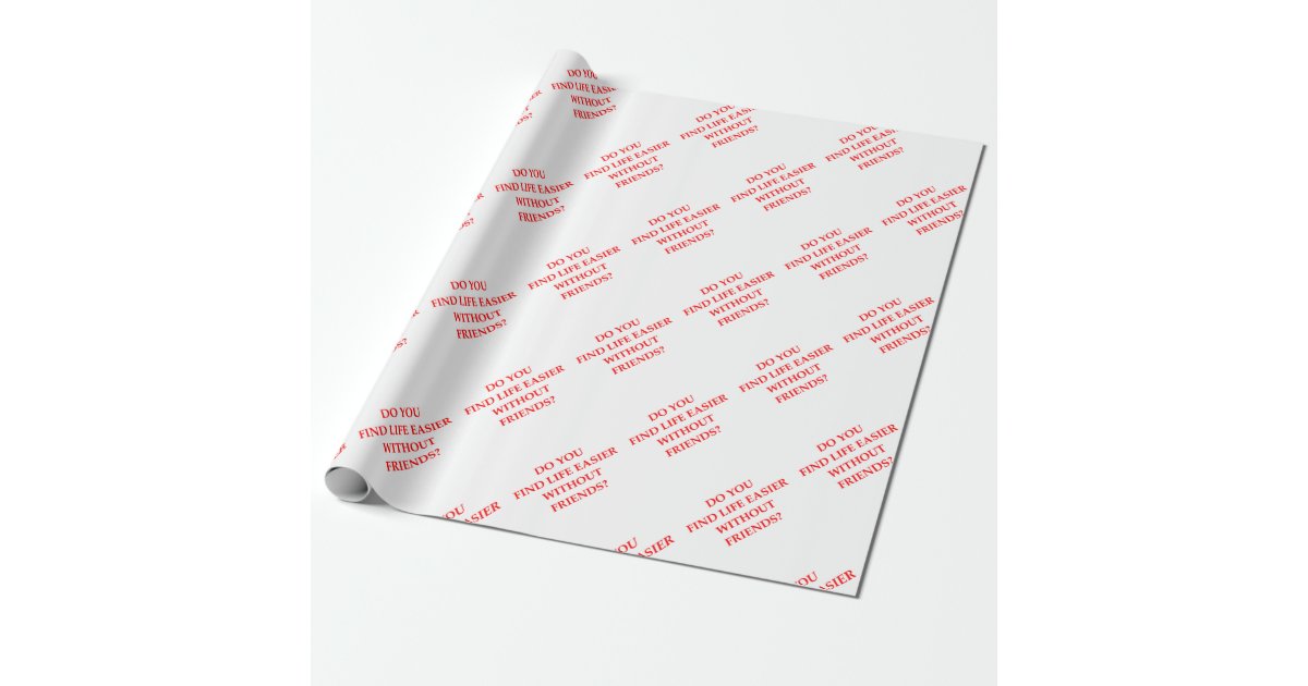 FRIENDS WRAPPING PAPER | Zazzle