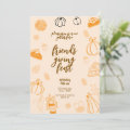 Friendsgiving Feast Autumn Fall Dinner Invitation | Zazzle