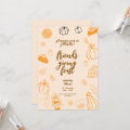 Friendsgiving Feast Autumn Fall Dinner Invitation | Zazzle