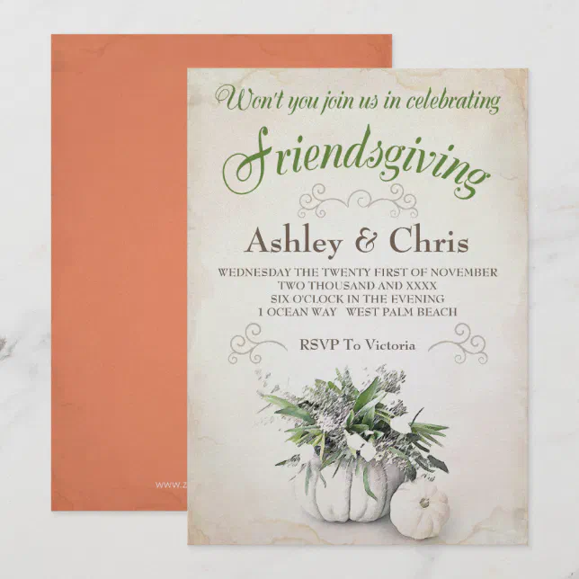 Friendsgiving Invitation - Thanksgiving | Zazzle