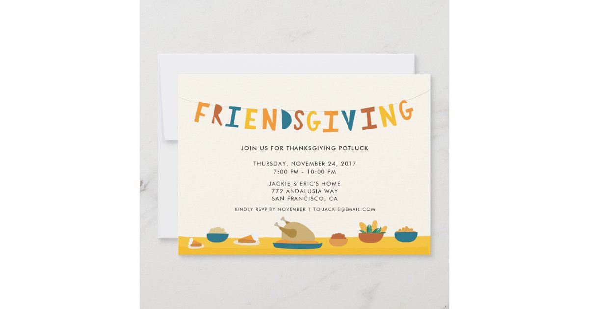 Friendsgiving Party Invitation | Zazzle