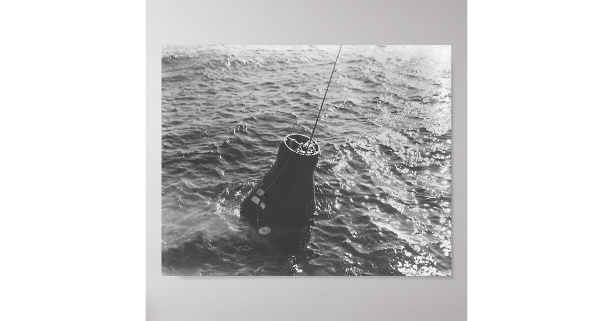 Friendship 7 Splashdown & Recovery Poster | Zazzle