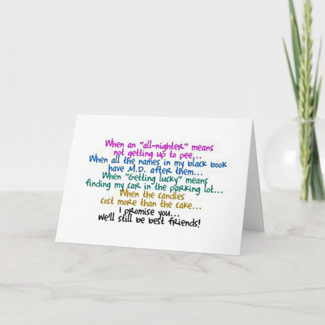 FRIENDSHIP AND "MUTUAL BIRTHDAY" CARD | Zazzle